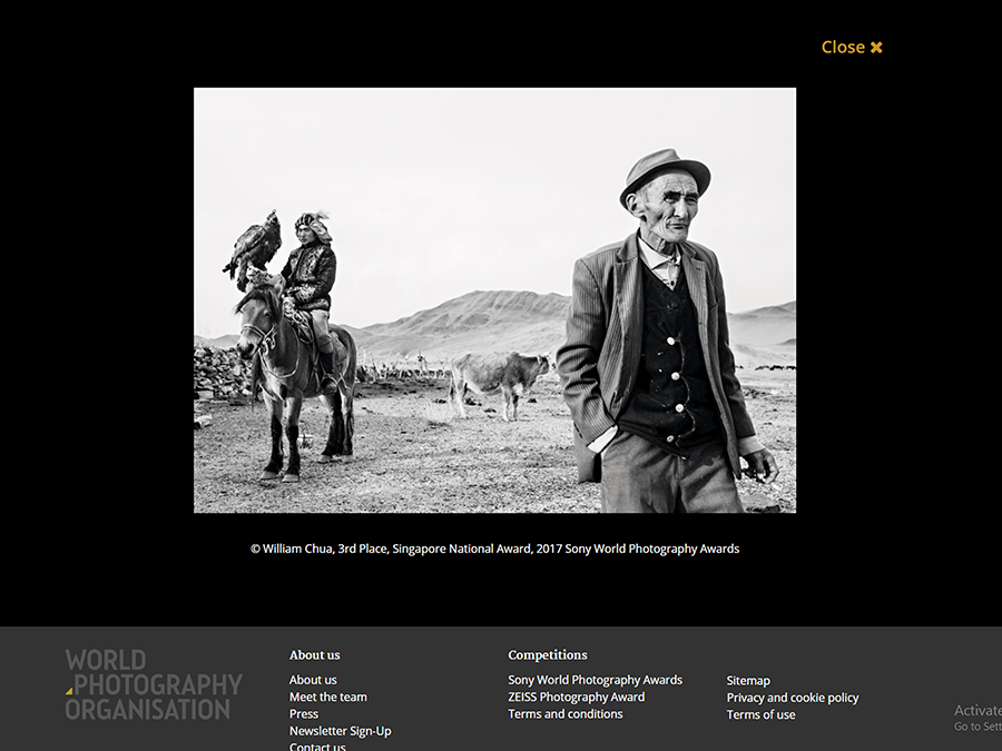 3rd Place, Singapore National Award, 2017 Sony World Photography Awards ...